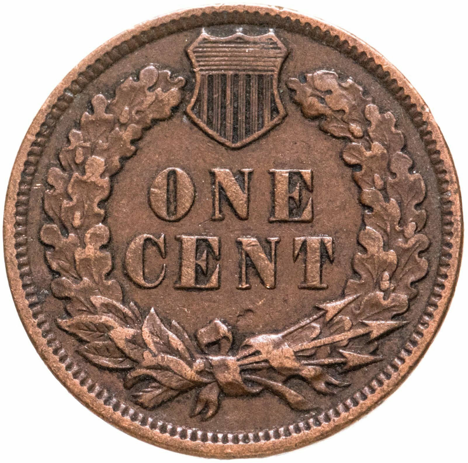 США 1 цент 1907 "Indian Head Cent", Бронза, в сохранности XF