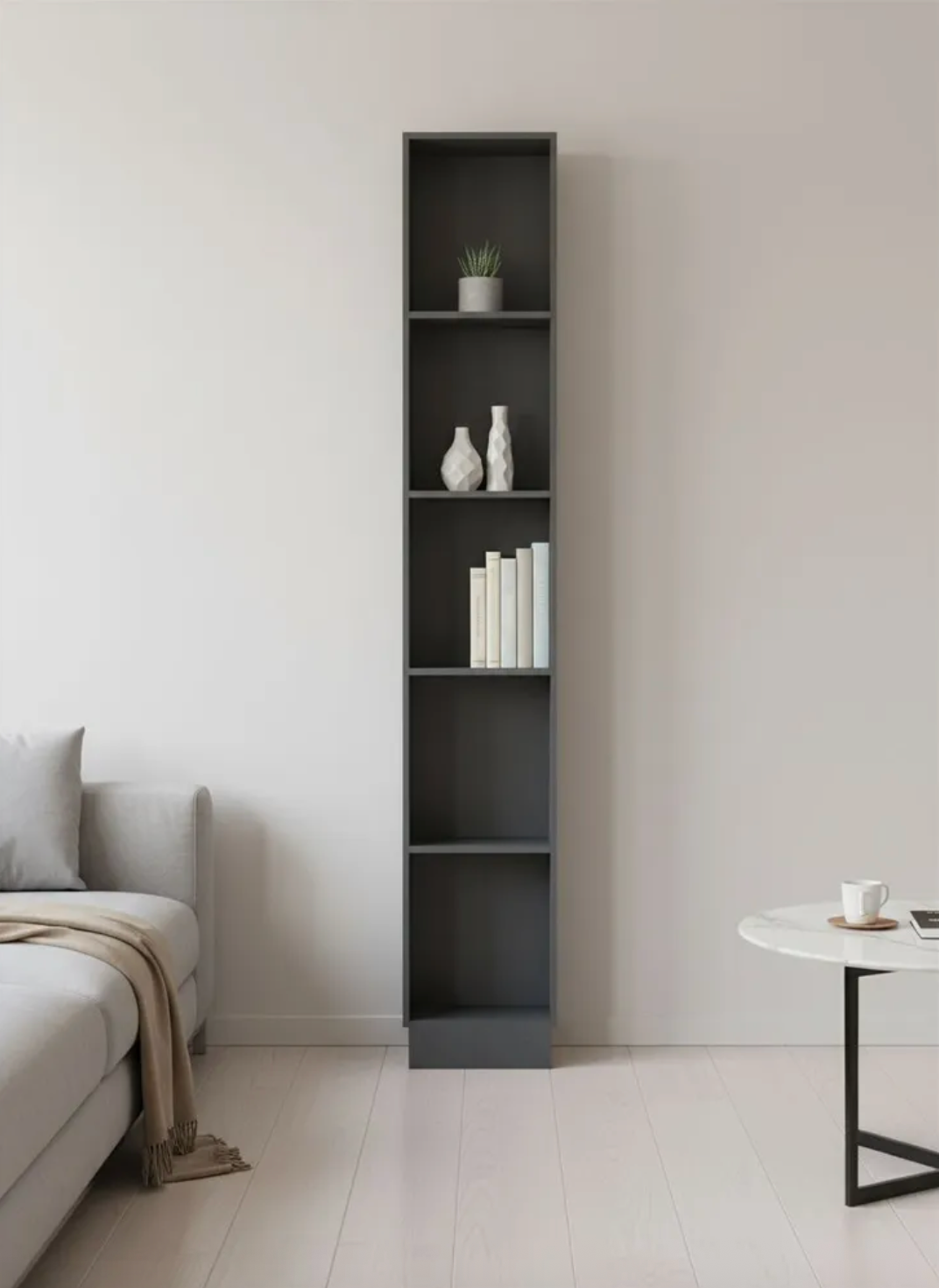 Прихожая Руэлла Торцевое завершение графит серый (200х2200х396 мм)