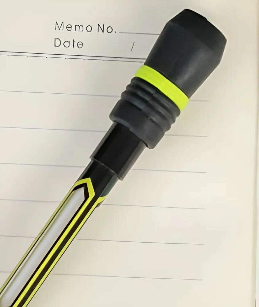 Ручка спиннер, Цвет Жёлтый, Трюковая для пенспиннинга, Pen spinning, Необычный подарок, Антистресс