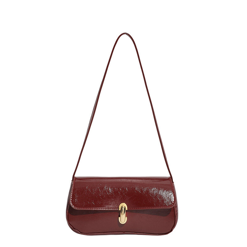 Французская сумка нишевого дизайна 2026 года, элегантная, новая, модная, универсальная сумка под мышку, корейская версия, простая одноплечная женская сумка