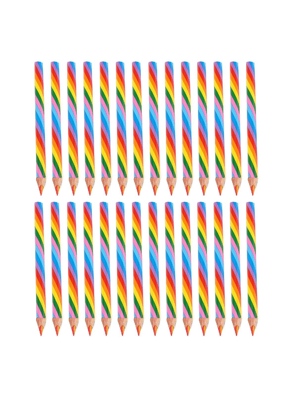 Цветные карандаши Rainbow 4 в 1, цветные карандаши Wood, разноцветные карандаши