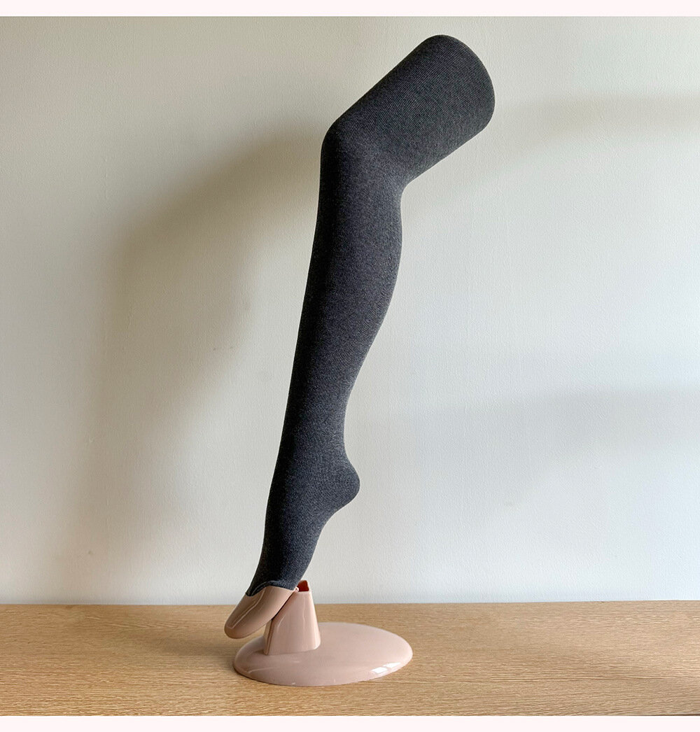 Осенне-зимние 1200D детские бархатные теплые молочно-белые колготки с микродавлением, стройнящие, с вертикальными полосками, серые леггинсы для женщин