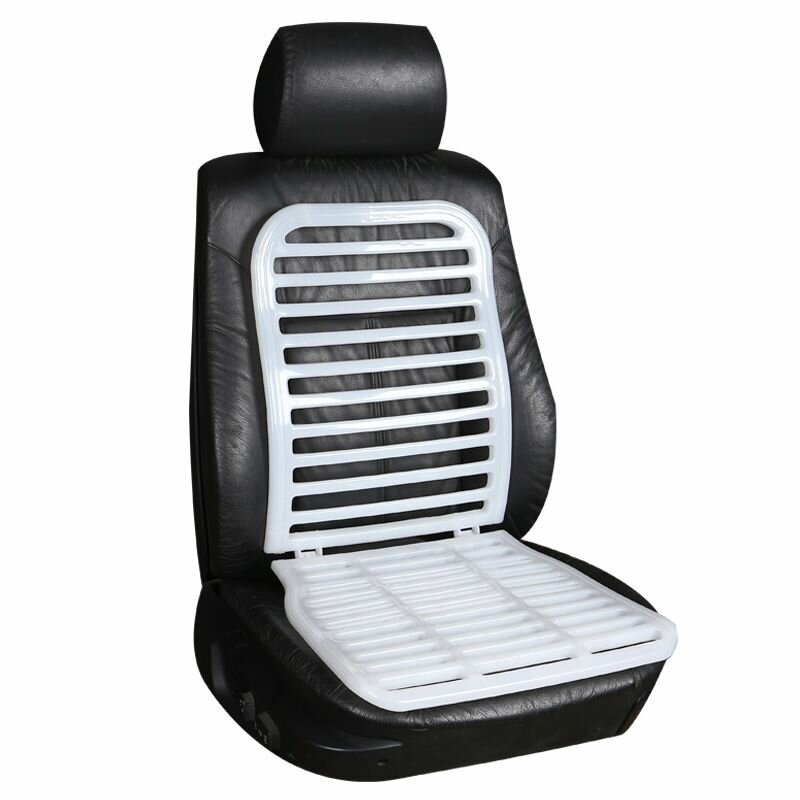 Двухслойная пластиковая подушка для автомобильного сиденья, летняя одноразовая подушка для сиденья, вентиляция, универсальная маленькая подушка для автомобиля, вилочный погрузчик, дышащая подушка для сиденья, прохладная подушка для грузовика