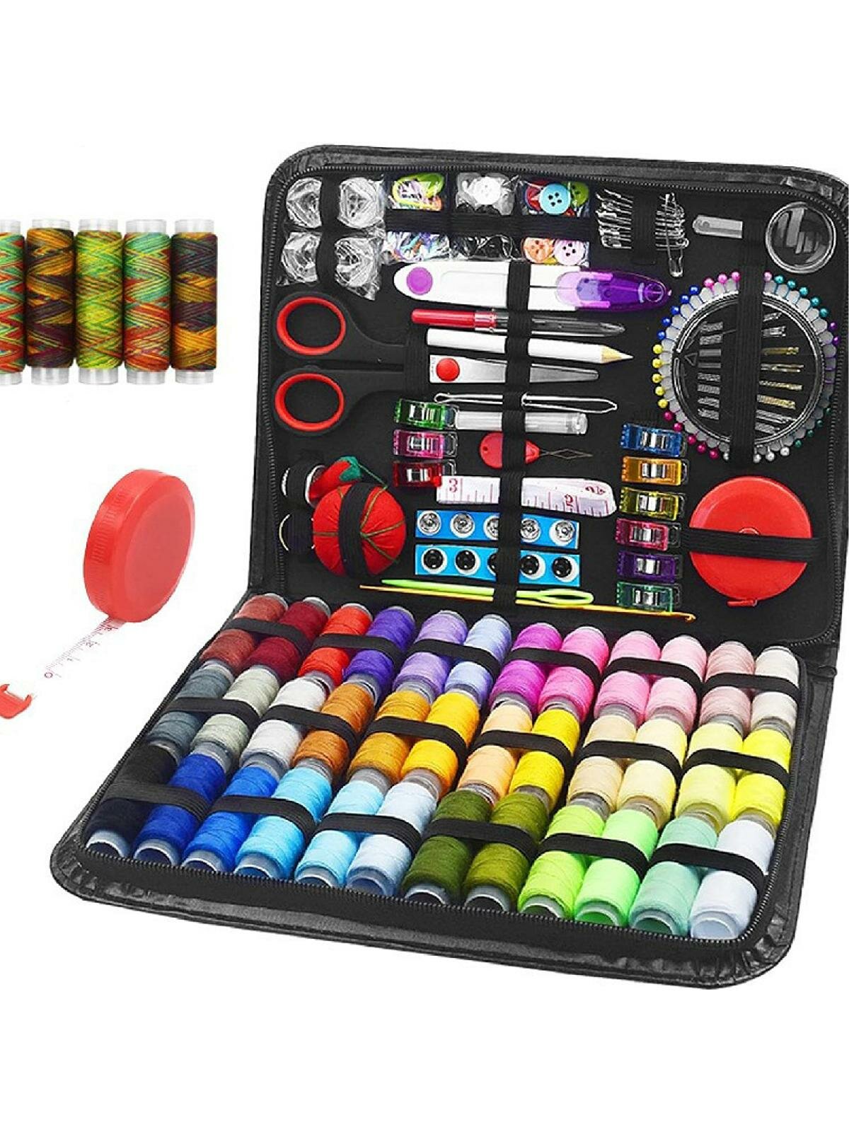 229 шт наборов иголок и ниток Дорожные швейные наборы для мелкого ремонта одежды