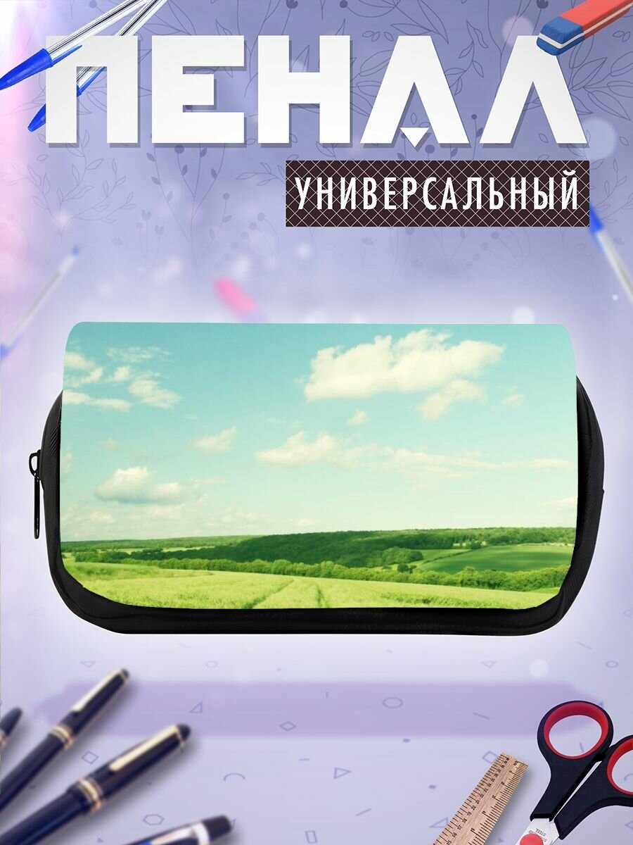 Школьный пенал сенокосное угодье поле