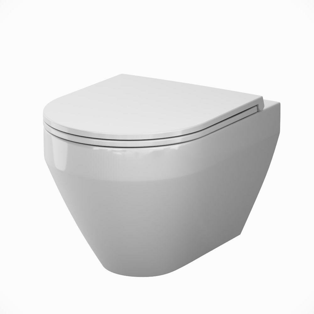 Унитаз подвесной AM.PM Spirit V2.0 C701900SC цвет Белый с сиденьем Микролифт