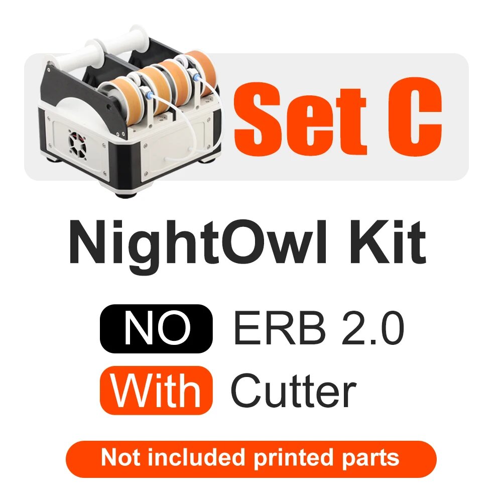 Экструдер Trianglelab NightOwl для Voron2.4 Trident C With Cutter NO ERB