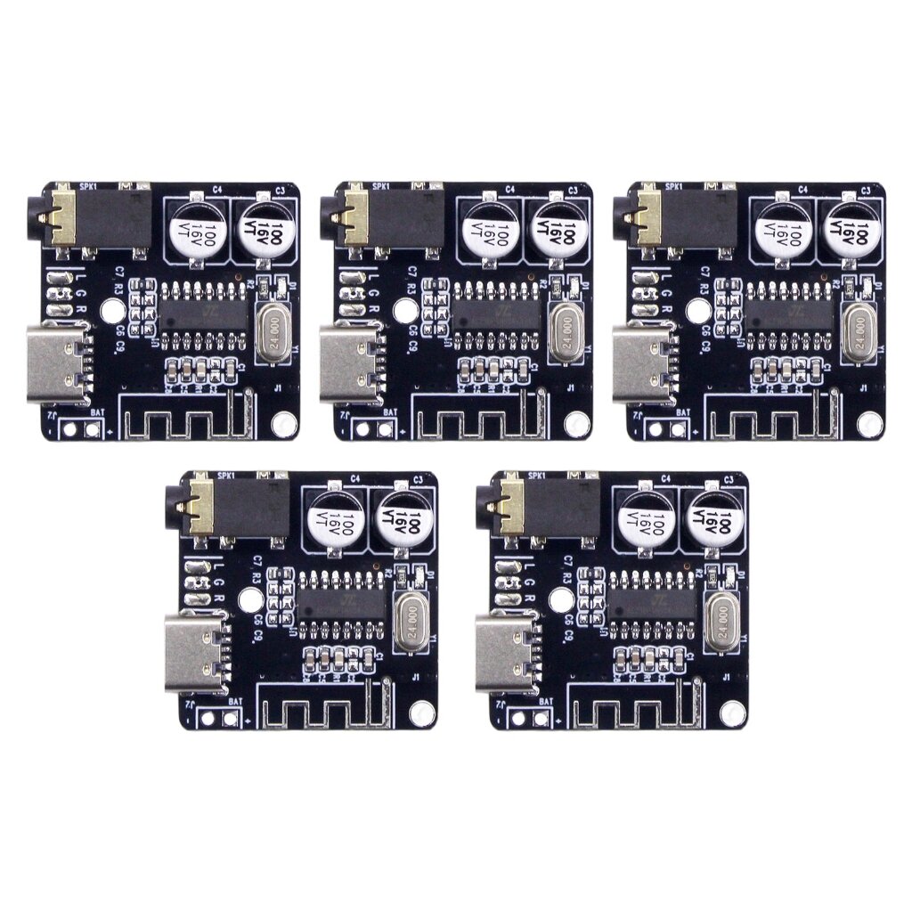 Совместимый с несколькими устройствами Модуль приемника Bluetooth 5.0 Для автомобильных Звуковых систем, Использующих технологию Type C.