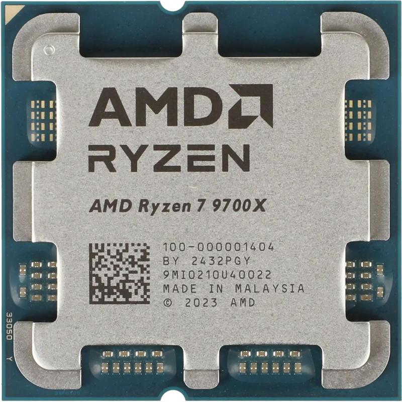 Процессор AMD Ryzen 7 9700X (APU AM5, Granite Ridge AM5, 8C/16T, 3.8/5.5GHz, 32MB, 65W, Radeon Graphics), 100-000001404, OEM
