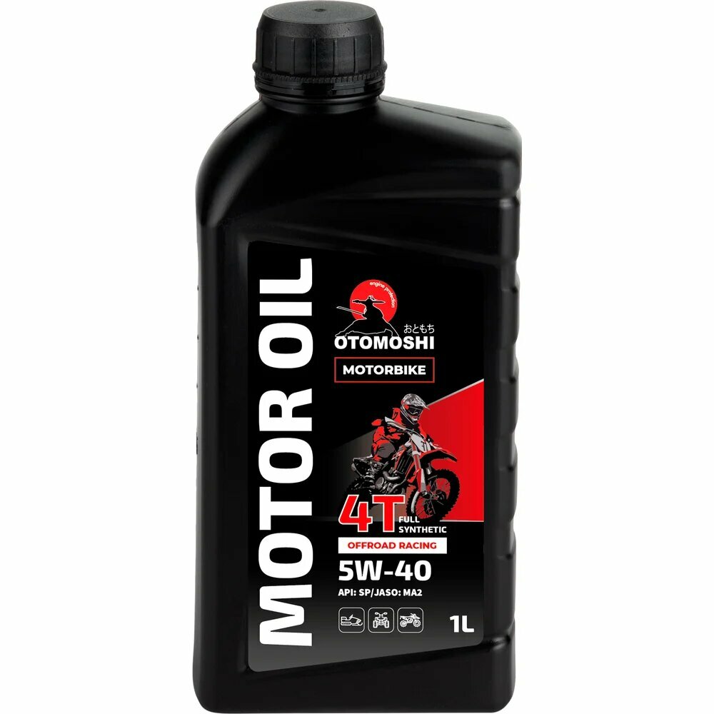 Моторное масло Otomoshi Motorbike 4T 5W-40 Offroad Racing SP 1л MF221081