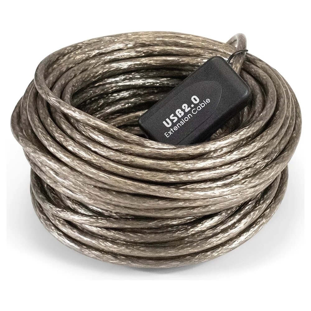 ExeGate Удлинитель активный USB2.0-repeater EX-UAE-AMAF-15.0 Am Af, 15м 294768