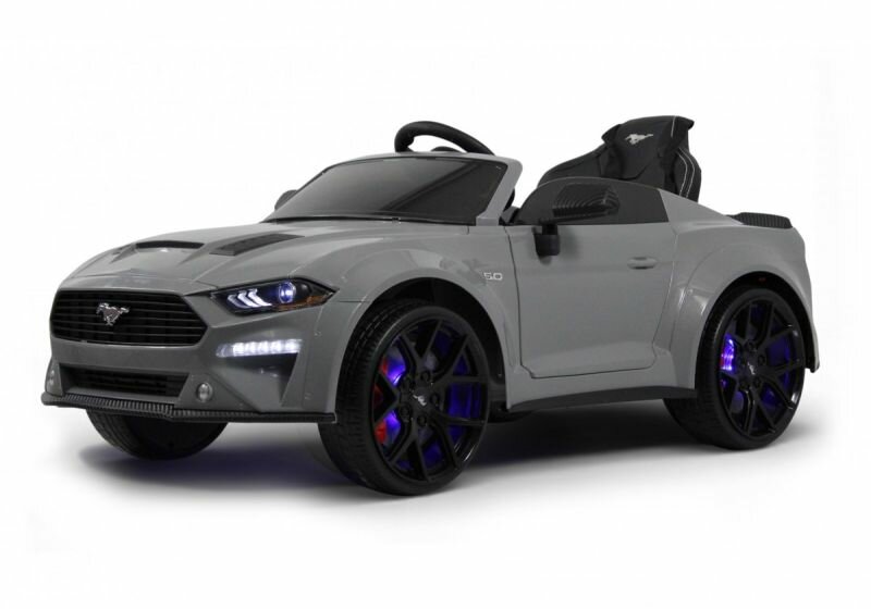 Другие электромобили Rivertoys Детский электромобиль Ford Mustang GT (A222MP) серый