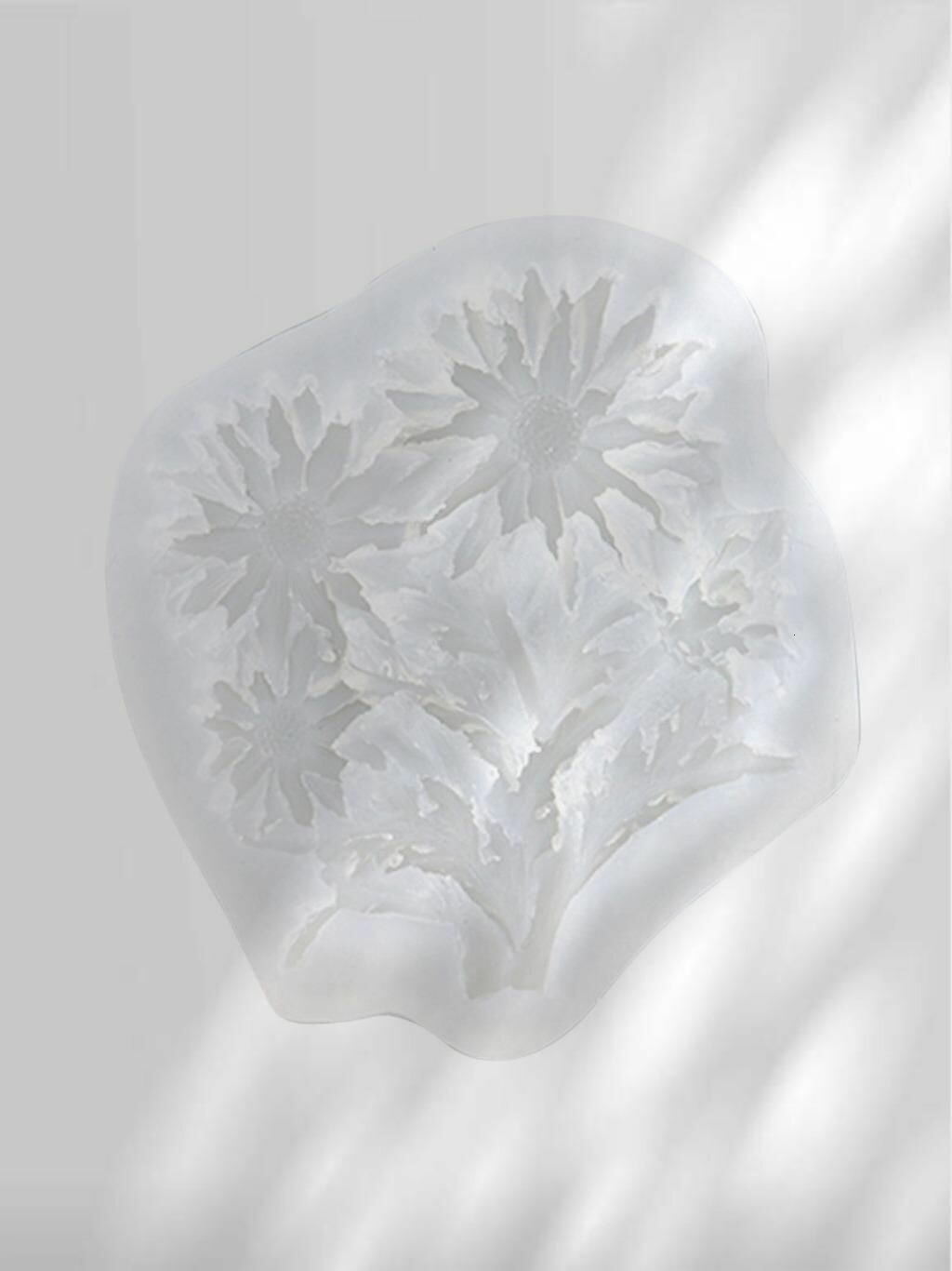 Силиконовая форма для шоколада в форме цветка, Хризантема