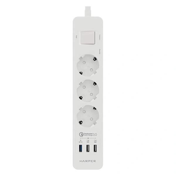 Удлинитель Harper UCH-420 White QC3.0