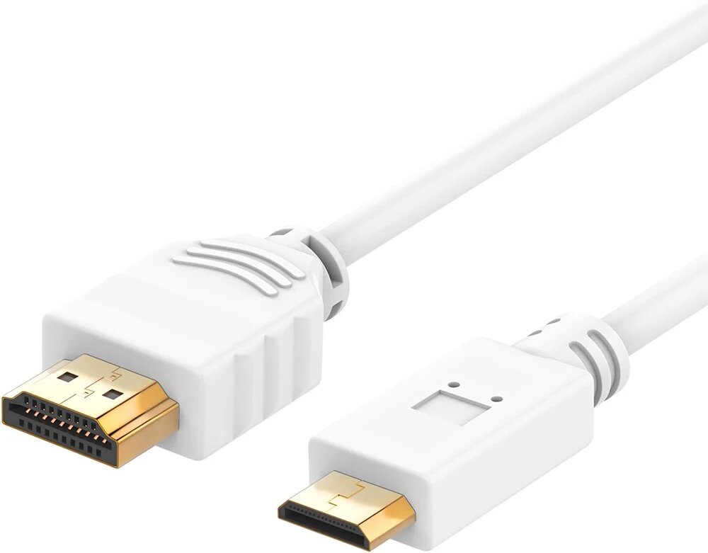 VBDWRM HDMI 2.0 к Mini HDMI кабель 4K 60Гц белый, 1M