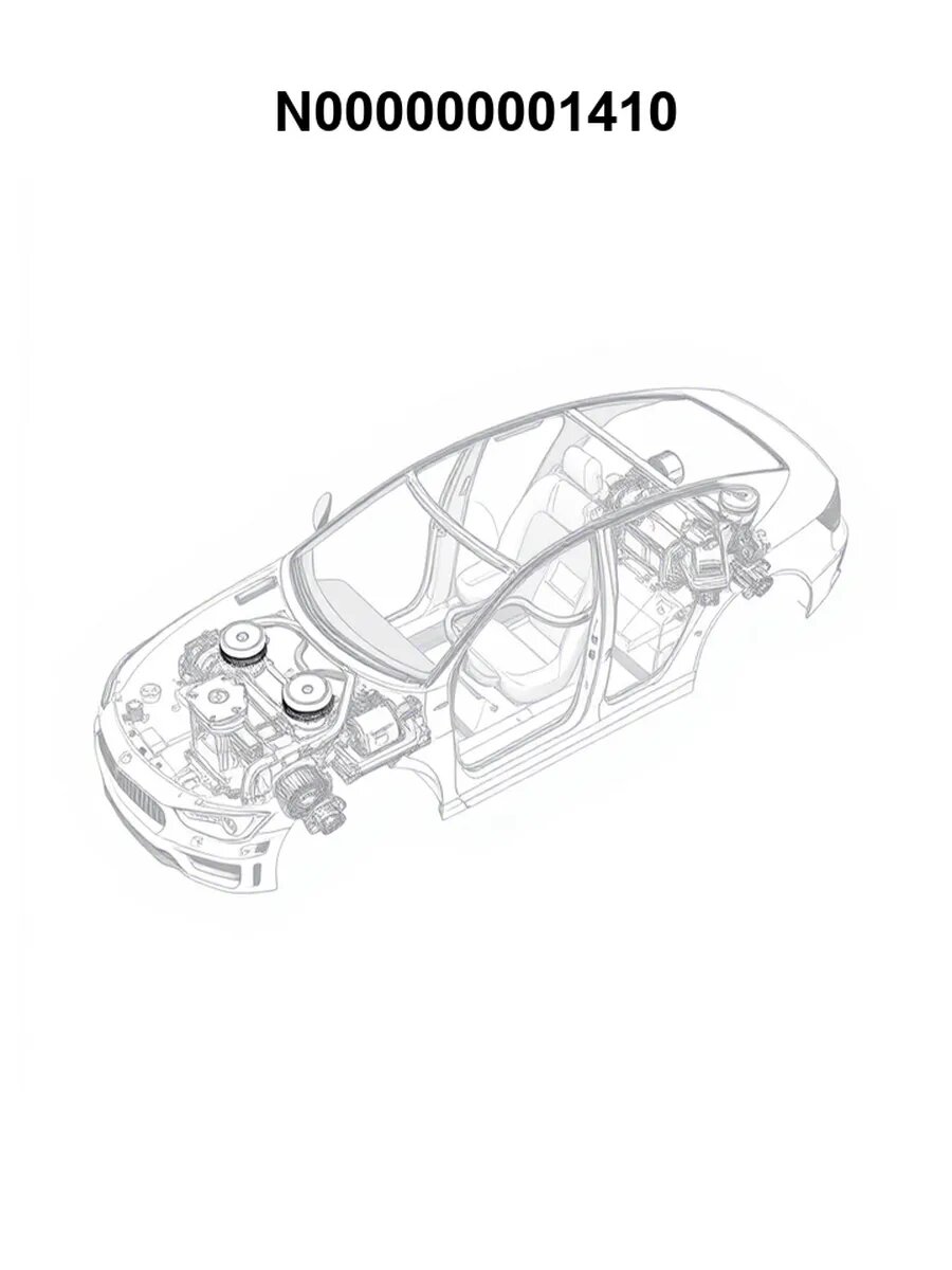 N000000001410, Болт MERCEDES