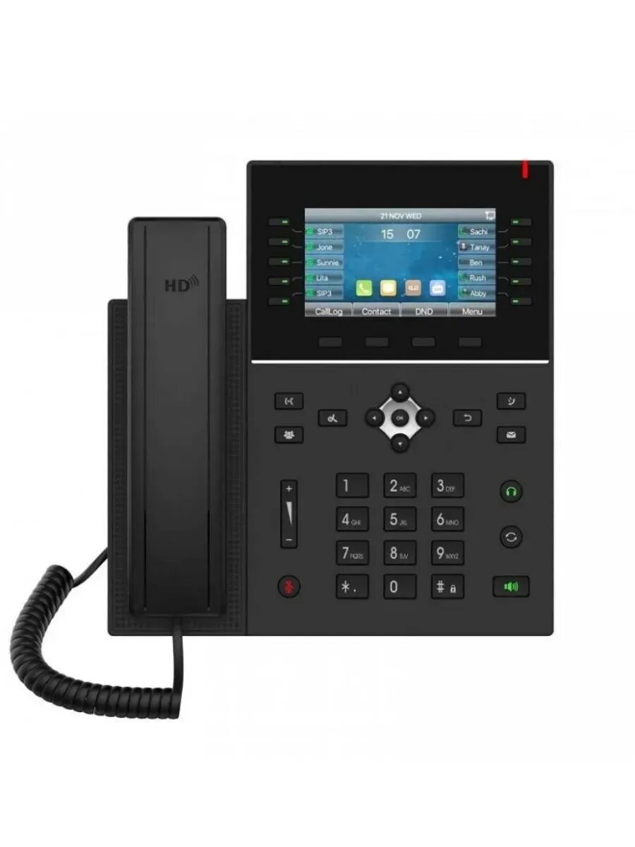 Телефон IP Fanvil J6 с дисплеем черный