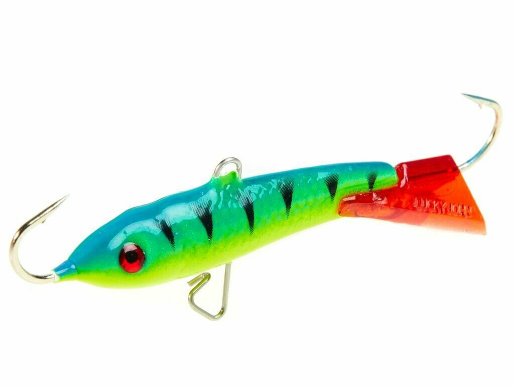 Балансир Lucky John Classic 4 расцветка 36RT, размер 4 см, вес 6 г / Балансир для зимней рыбалки на щуку, судака, окуня