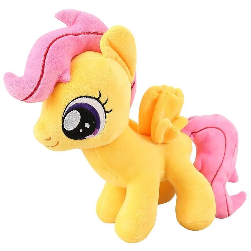 33 см Плюшевые игрушки: Литл пони, игрушка из мира "My Little Pony", может стать идеальным подарком на день рождения ребенка