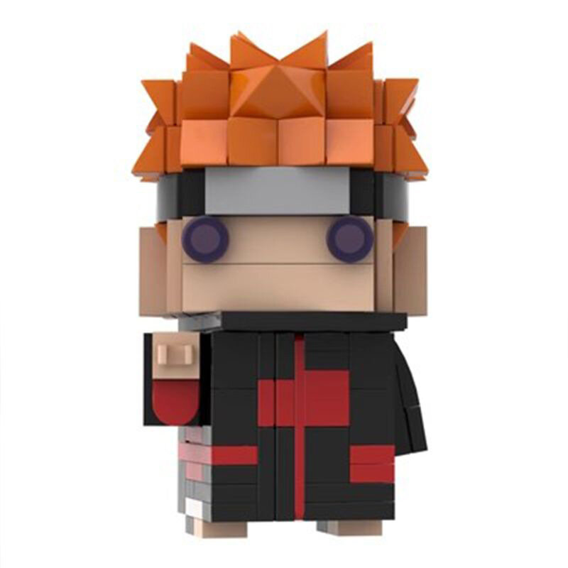 Строительный блок MOC серии BrickHeadzai, игрушки, креативная модель, Обито Пейн, апостол Сяо Наньшэня