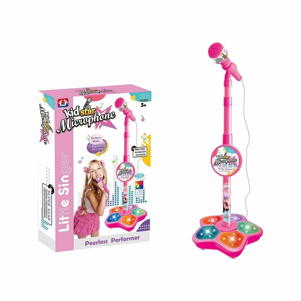 Детский микрофон на стойке Шоу / детские музыкальные инструменты