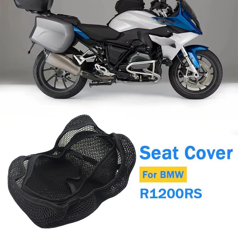 3D Сетчатый Чехол На Сиденье Мотоцикла Для BMW R1200RS, Дышащий Воздушный Поток, Защита От Солнца, Защита От Усталости