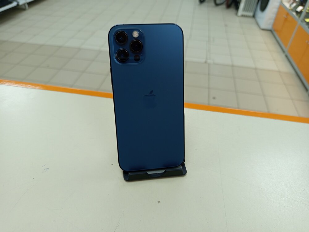 Смартфон Apple iPhone 12 Pro Max 256GB Pacific Blue(состояние отличное), РСТ, б/у, уценка