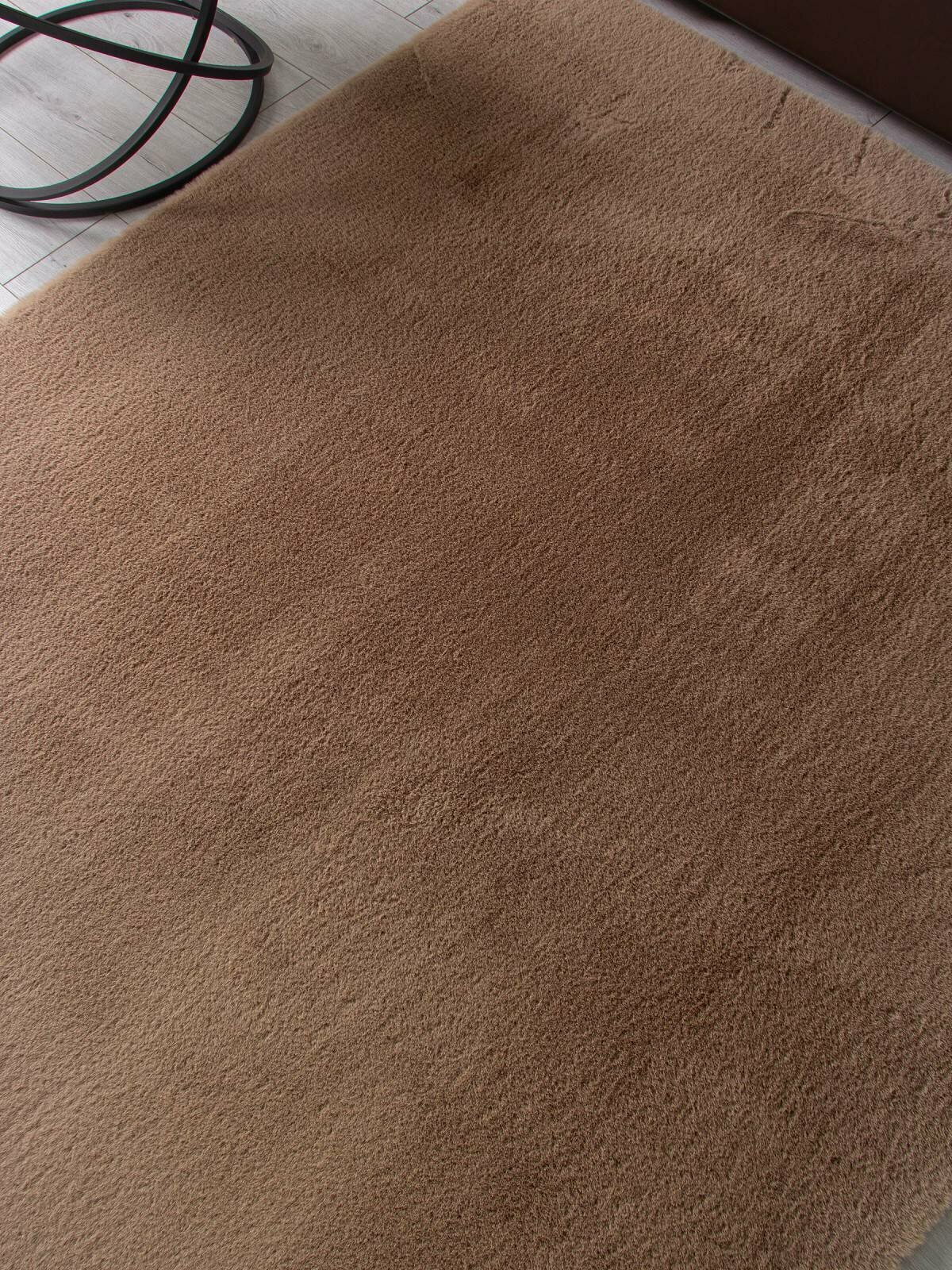 Ковер Ковровая дорожка 80х2500 см однотонный ворс 20 мм шегги 398983 KoverVDom