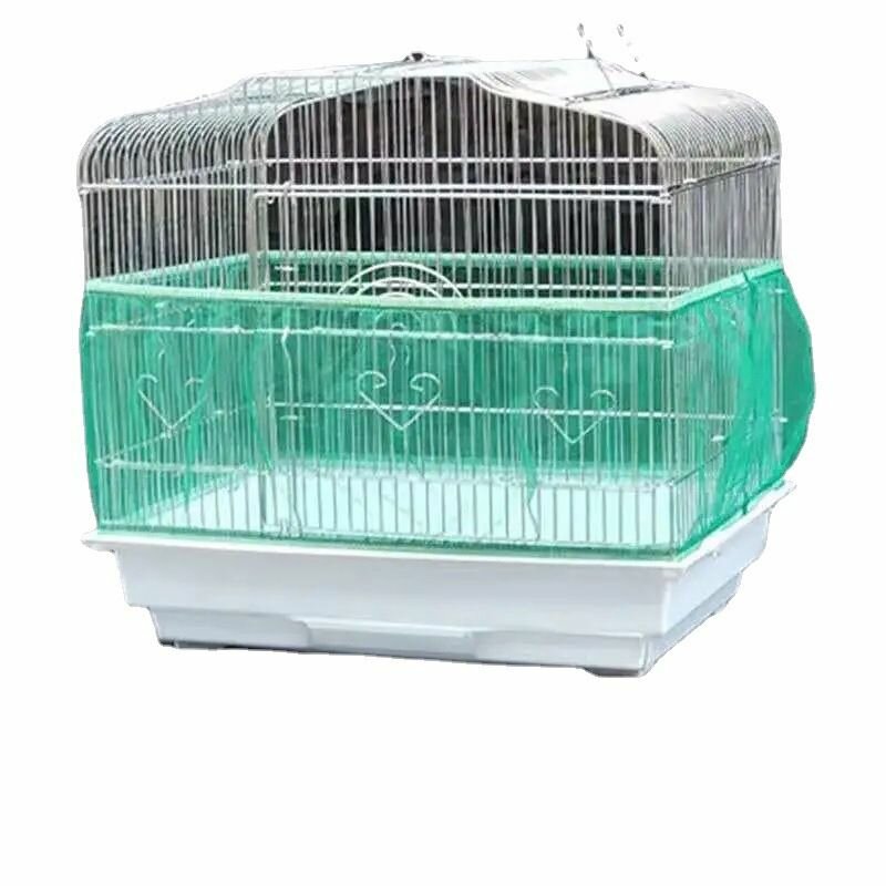 Чехол для Клетки / Сетка на клетку для птиц, попугаев, грызунов/ универсальная сетка от мусора, шелухи, перьев