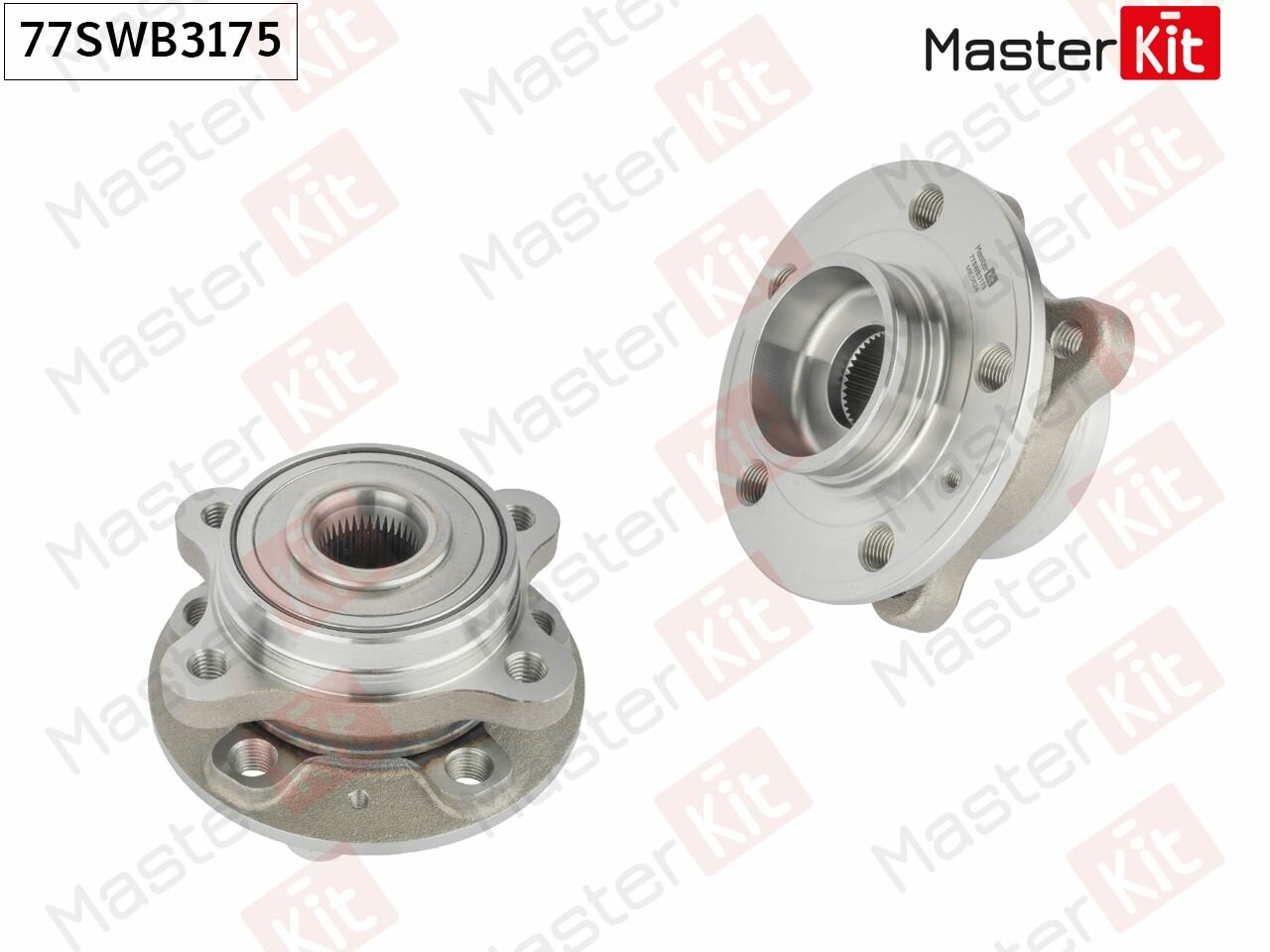 Ступица в сборе с подшипником передний. Volvo XC90 I 275/XC90 II 256 2002 - MasterKit 77SWB3175