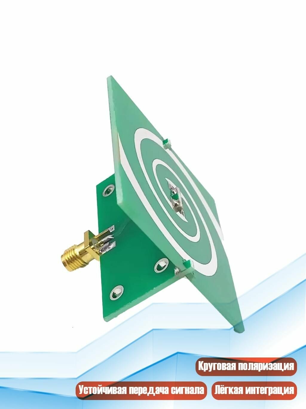 2.4-5.8ГГц изометрические спиральные антенны UWB антенны с круговой поляризацией
