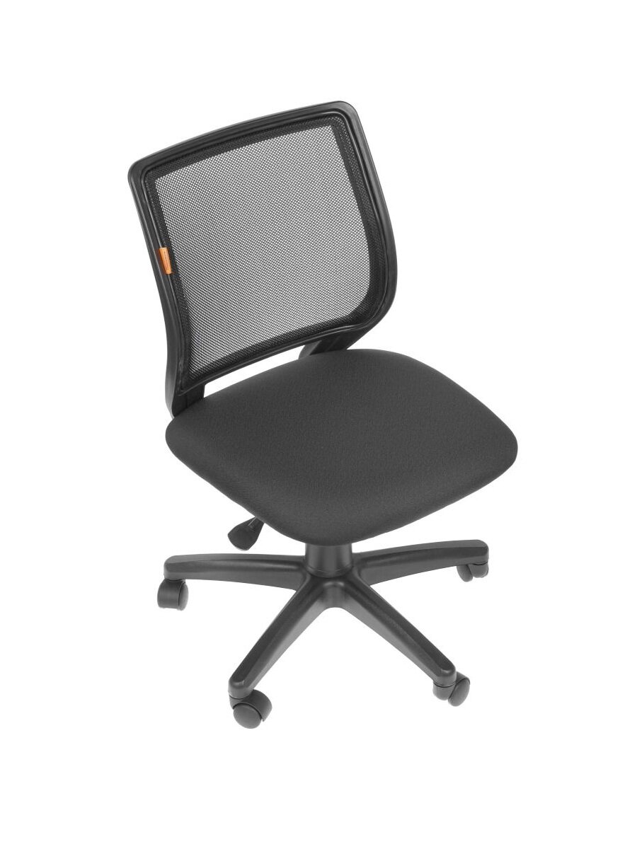 Кресло офисное Chairman TW 699, без подлокотников, на колесах, черное