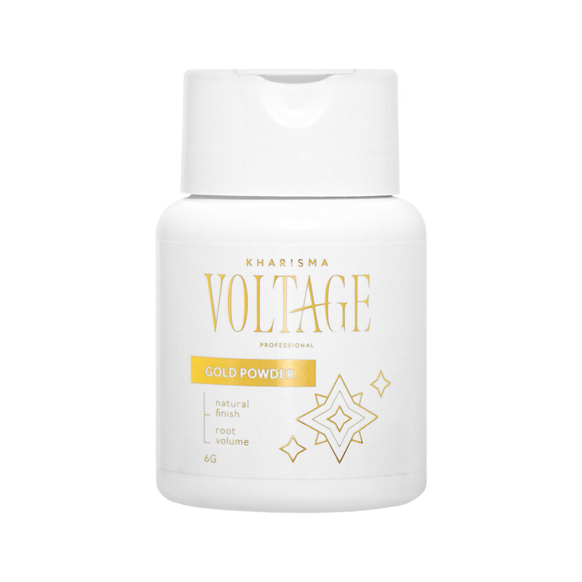 Пудра для объема и укладки волос KHARISMA VOLTAGE с золотым шиммером 6 г