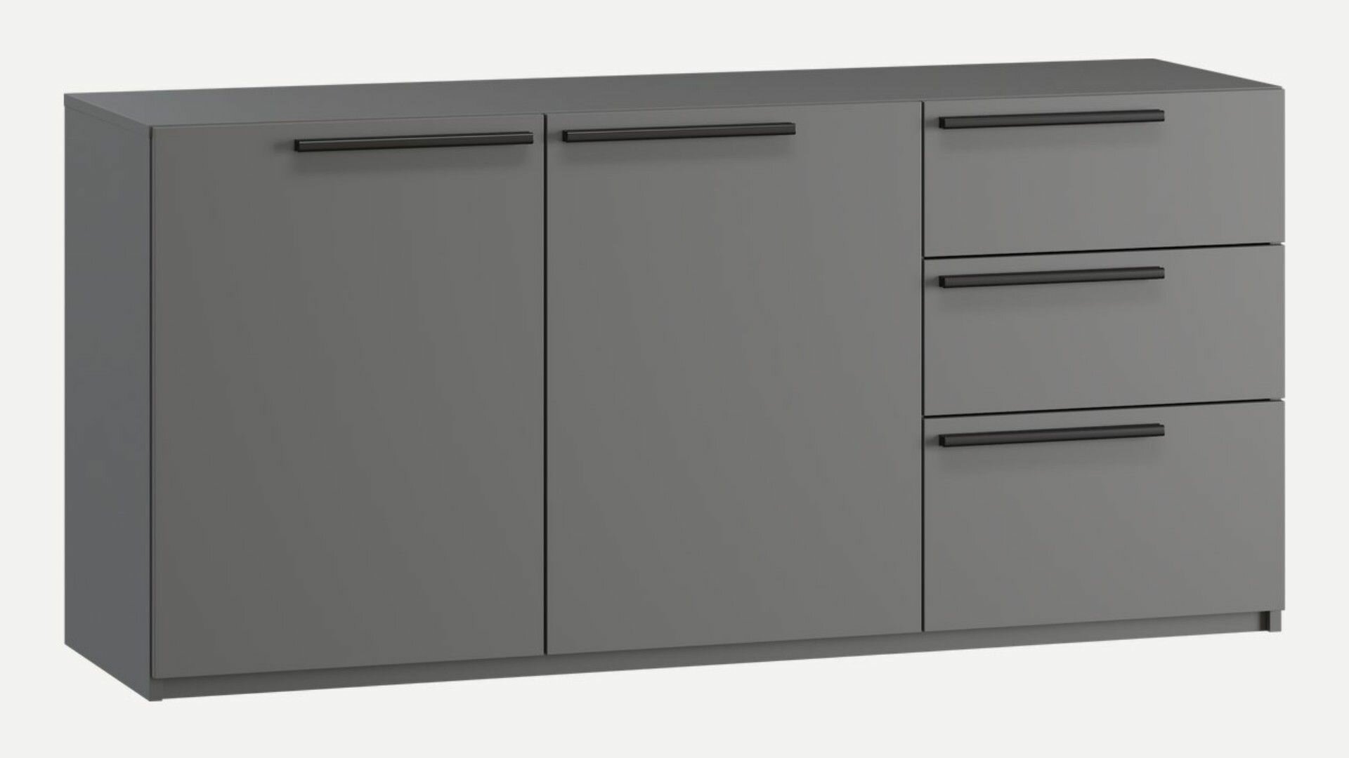 Тумба напольная Divan.ru Кимбол-4 Серый, ЛДСП, 150х44х70 см