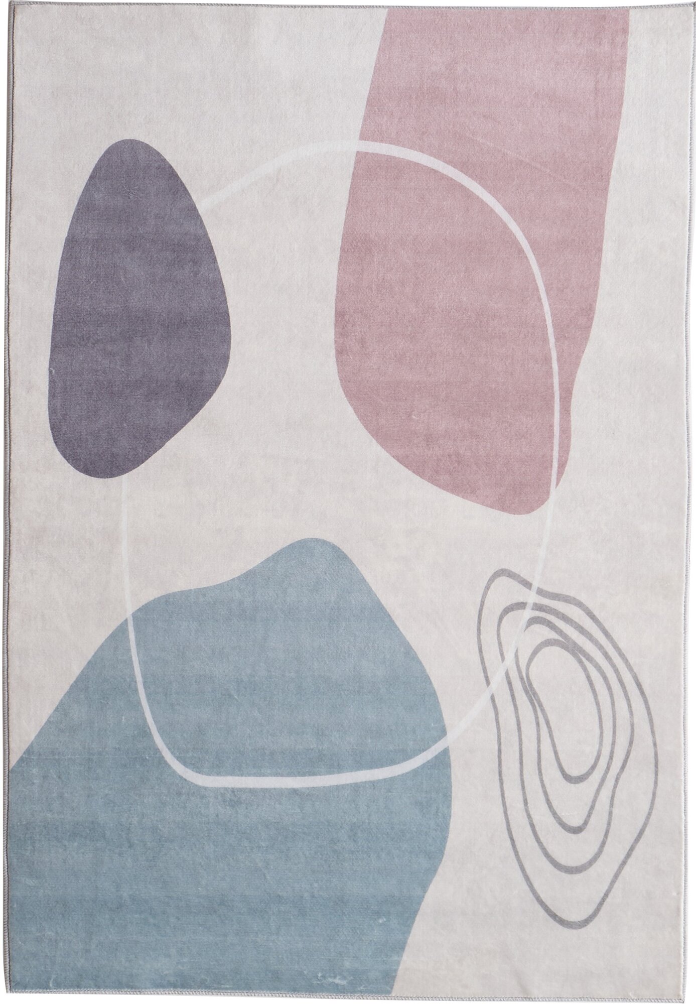 Ковер принтованный высокоплотный "Silk E237 160 x 230 см", разноцветный