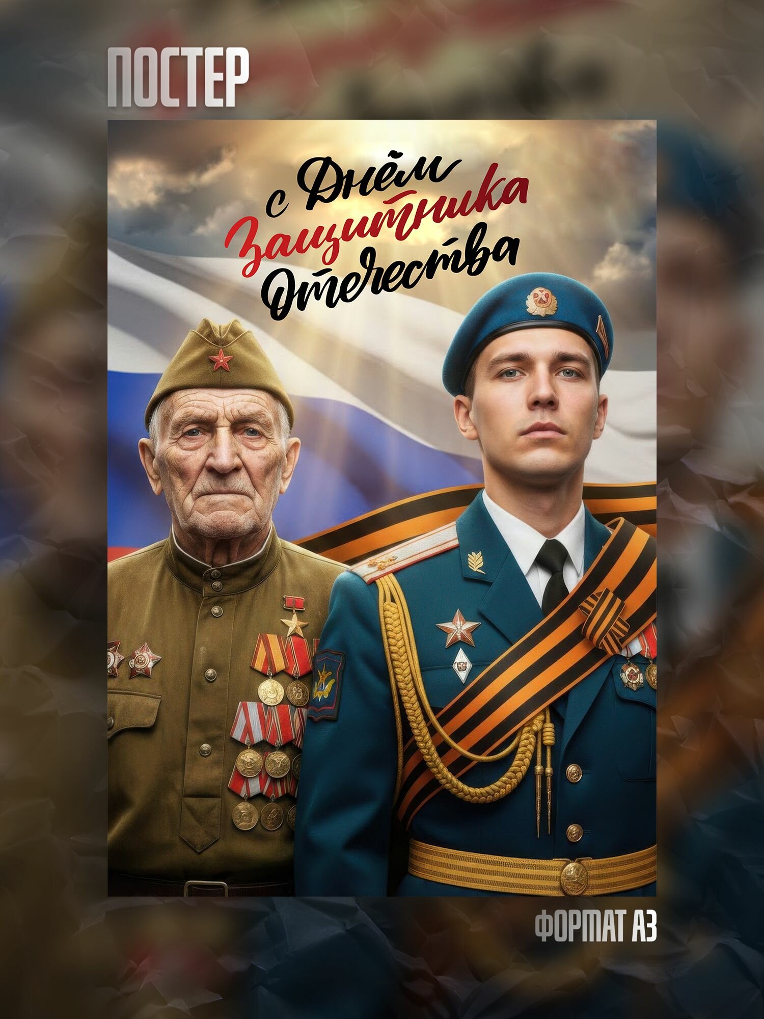 Плакат 23 февраля