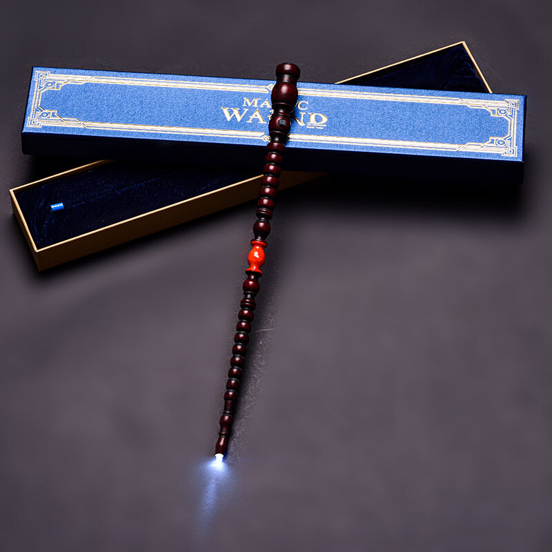 Светящаяся палочка Гарри Поттера, палочка Гермионы, светящаяся магическая палочка Дамблдора, игрушка на Хэллоуин с LED-подсветкой