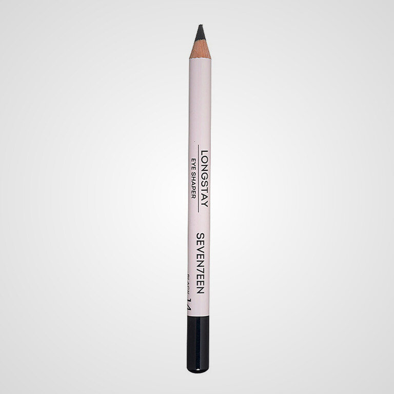 Карандаш для век устойчивый тон 14 Чёрный SEVENTEEN LONGSTAY Eye SHAPER PENCIL Карандаш 1,14 гр