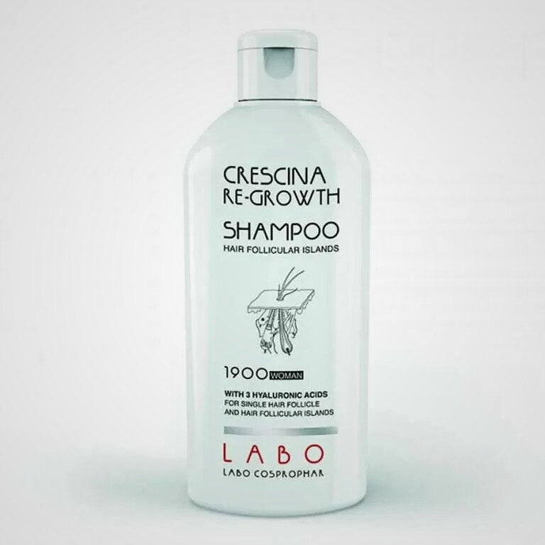 Шампунь для стимуляции роста волос для женщин 1900 200 мл Crescina Follicular Islands Shampoo for Woman 1900 Шампунь 200 мл