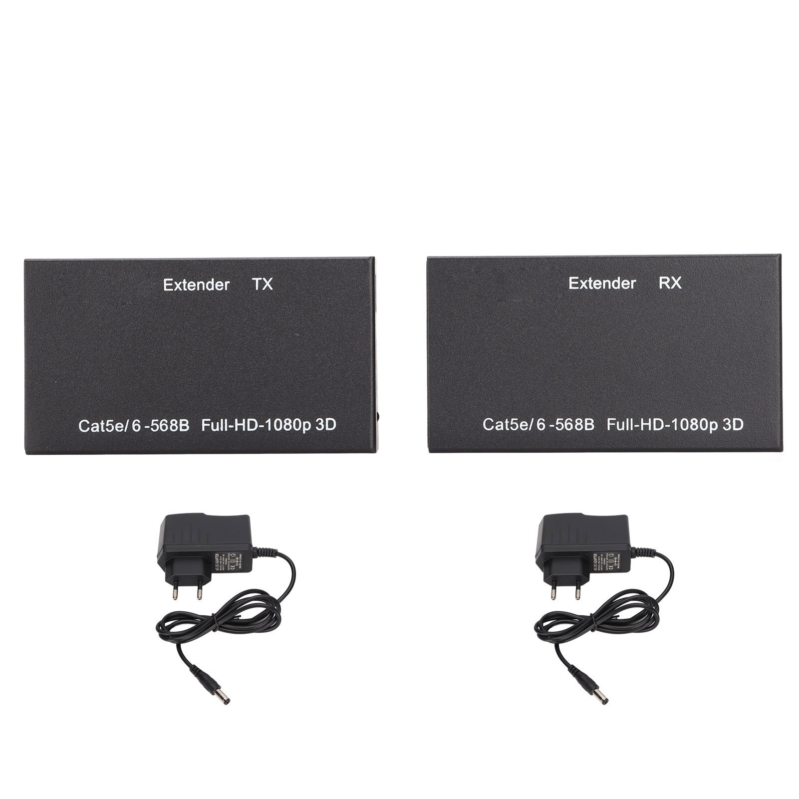 Удлинитель HDMI через одну витую пару Cat5e, поддержка EDID, 1080p, 3D, HDCP, 100-240В, евровилка