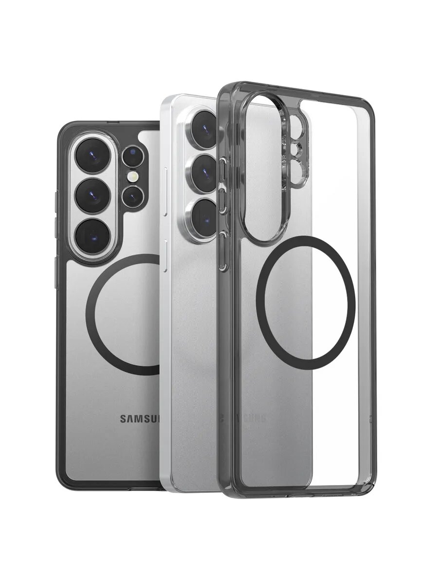 Чехол на Samsung Galaxy S26 Ultra Araree Duple M , цвет: прозрачно-черный