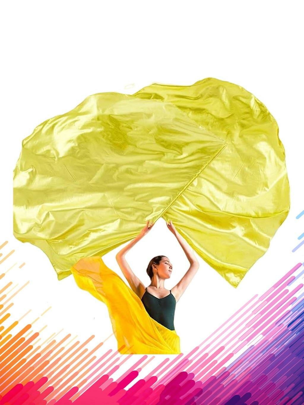 Семикруглые богослужебные флаги (2 шт.), Золото