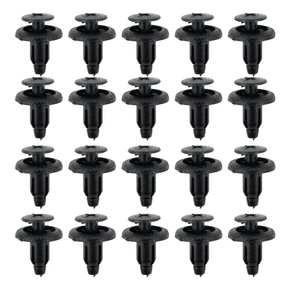 Прочные крепежные зажимы для 20x винтового пластика 20X 90683-GR1-003 90683-MBW-003 ABS пластик Подходит для Honda