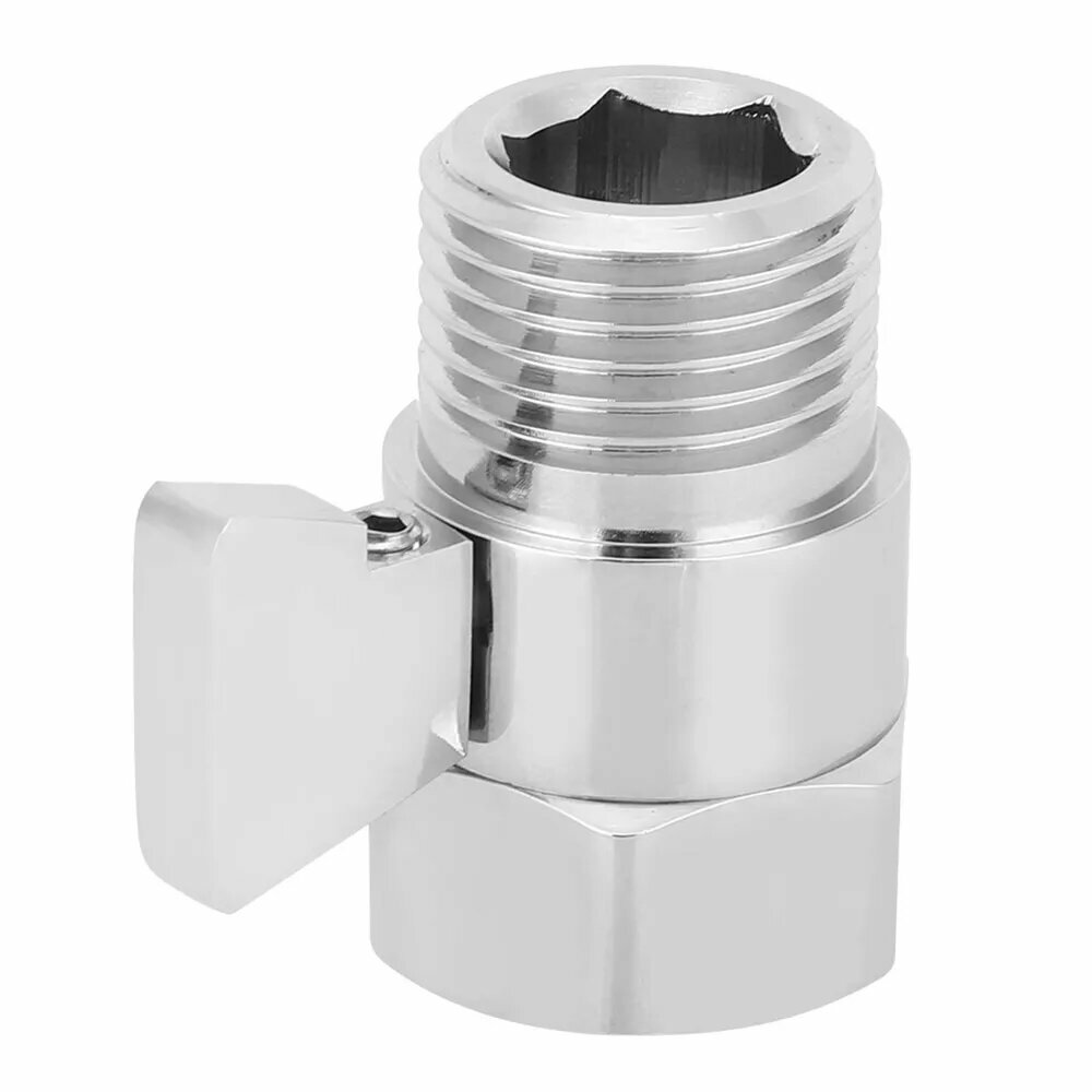 Запорный клапан для душа с резьбой G1/2" переключатель потока, регулятор расхода воды, быстроразъемный адаптер для душ
