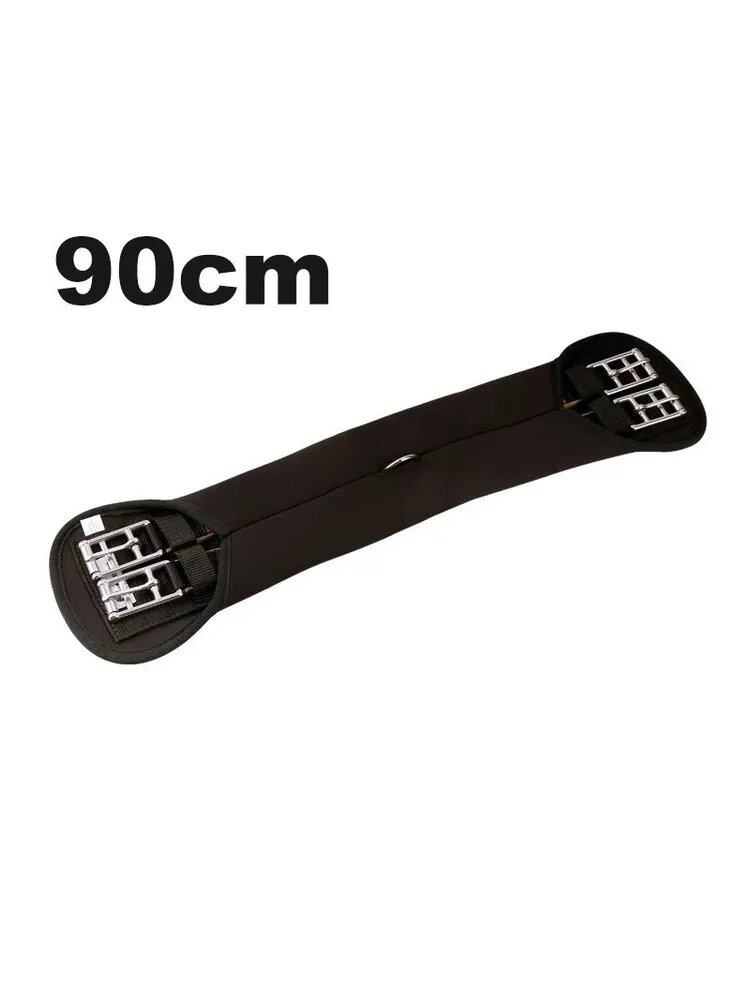 Подпруга Для Лошади 90см Черная из неопрена для конного спорта