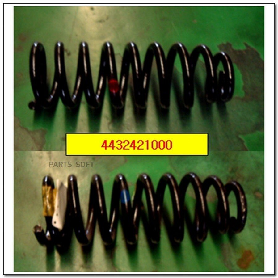 Пружина перед от официального дистрибьютора, SSANG YONG, артикул 4432421000