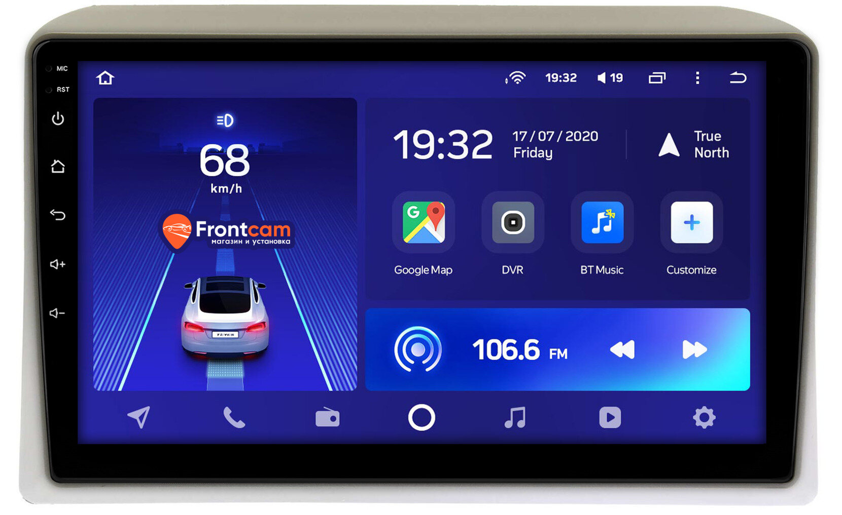 Штатная магнитола Teyes CC2L PLUS 2/32 9" RM-9-549 Nissan Serena 3 (C25) 2005-2012 (авто с цветным экраном) Android 8.1 (DSP, IPS, AHD)