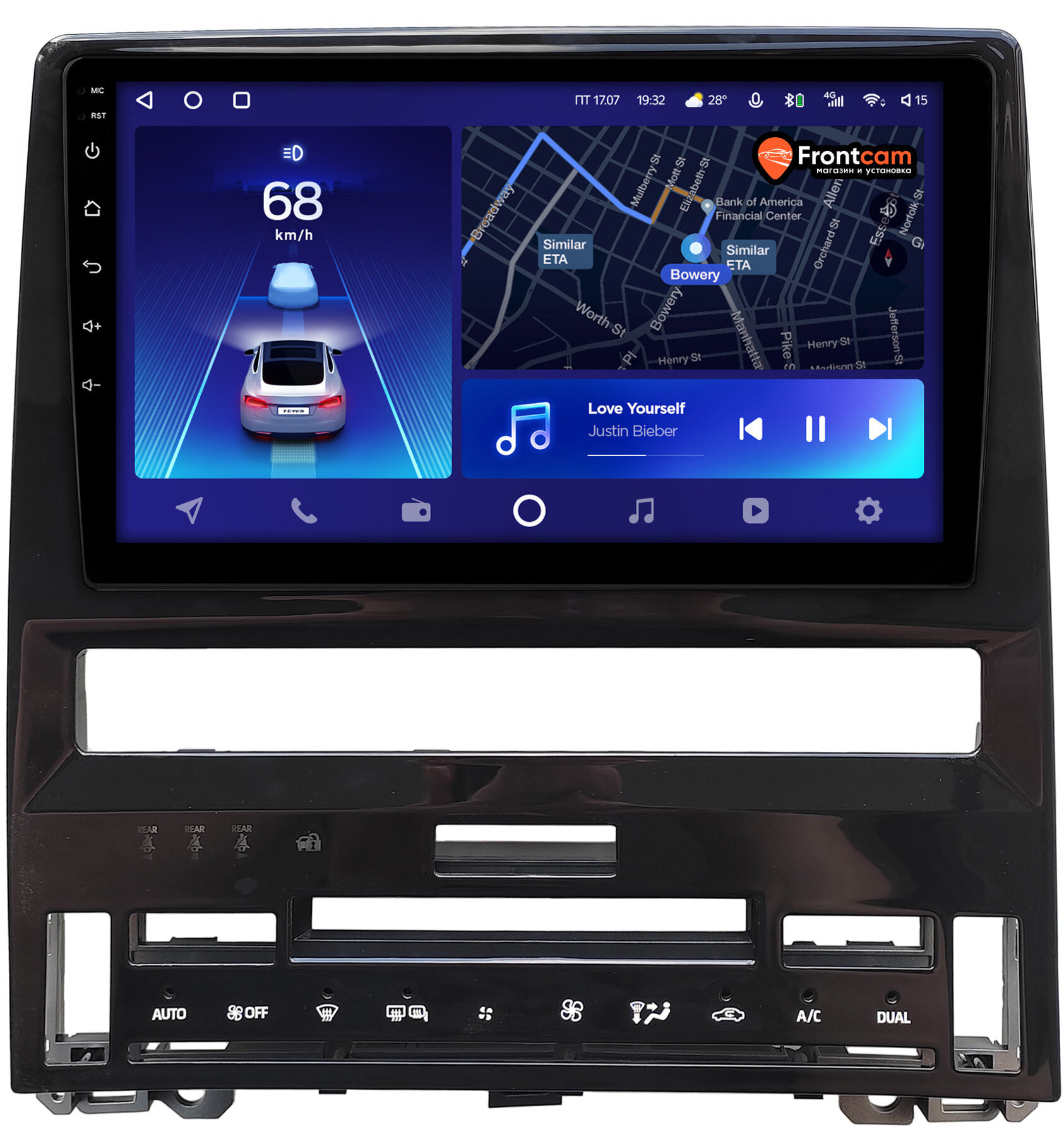 Штатная магнитола Teyes CC2 PLUS 6/128 10" RM-10-1381 Toyota Avalon 5 2018-2024 Android 10 (4G-SIM, DSP, QLed)