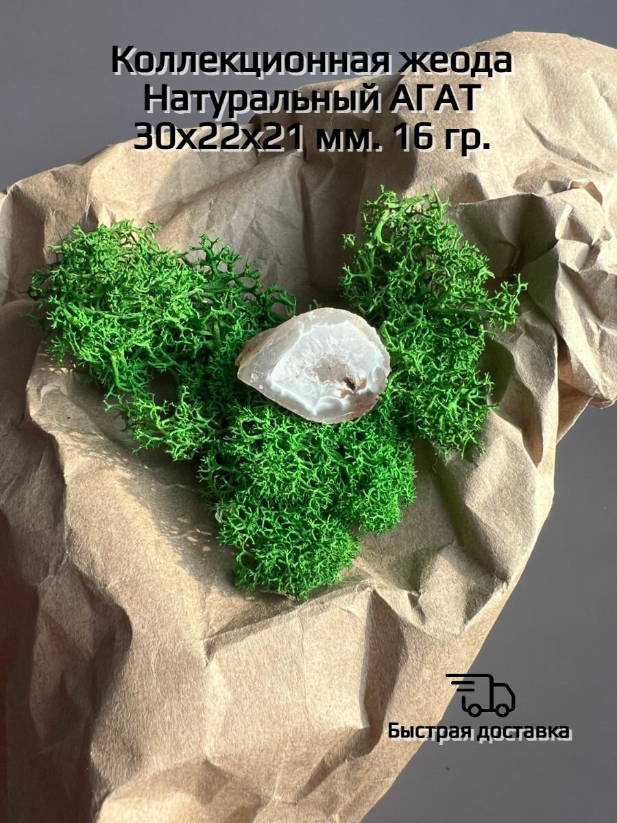 Коллекционная жеода натурального камня Агат