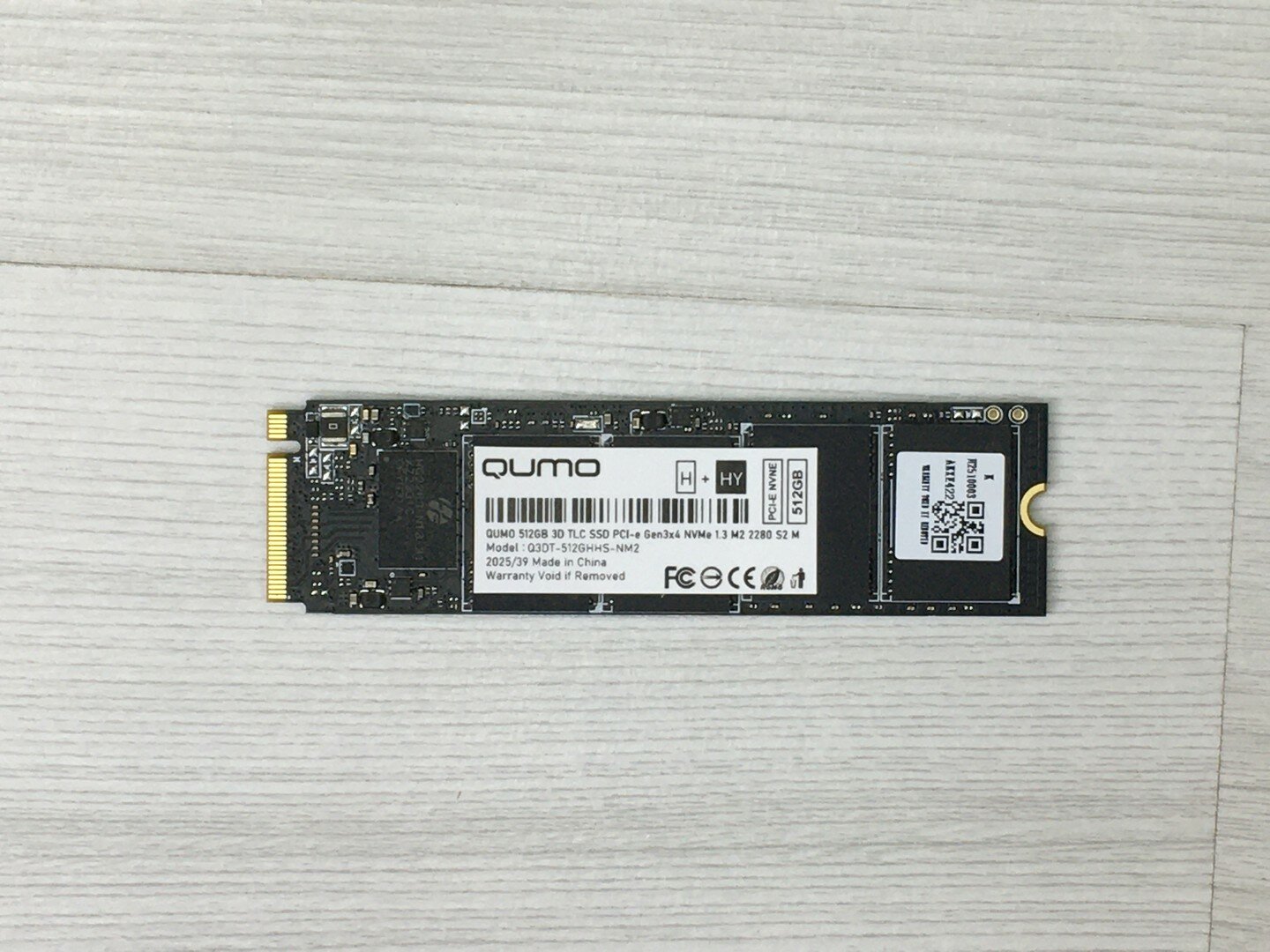 Накопитель SSD M.2 2280 512Gb QUMO Novation 3D Q3DT-512GHHS-NM2 SATA, OEM